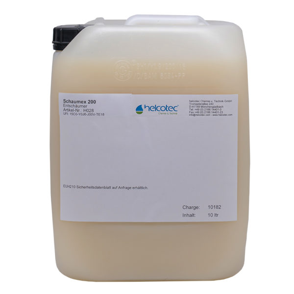 Entschäumer – Wirkweise - Helcotec